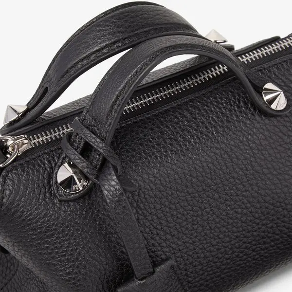 Fendi By The Way Soft Mini Black Cuoio Romano Leather Mini-bag